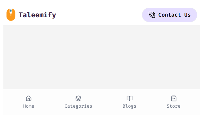 Tailwind CSS Bottom Navigation for React